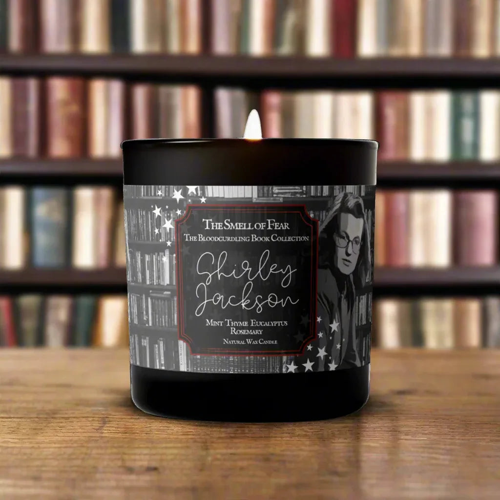 Shirley Jackson Candle – Mint, Thyme & Rosemary Scent