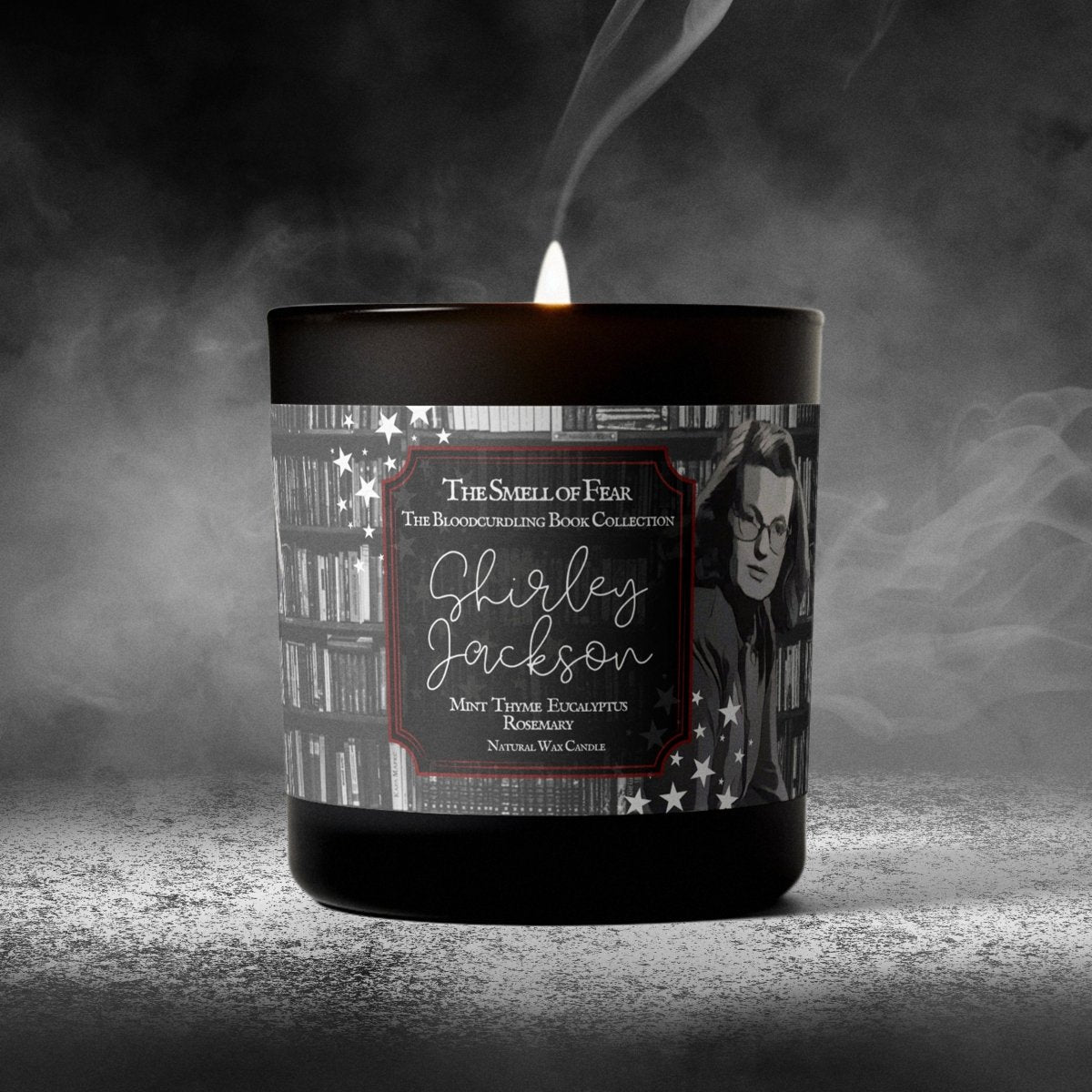 Shirley Jackson Candle – Mint, Thyme & Rosemary Scent