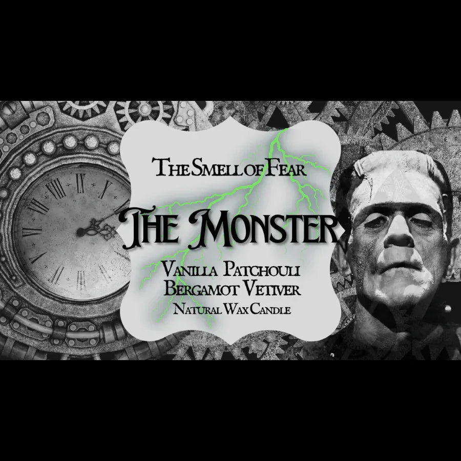 The Monster Candle – Frankincense, Sandalwood & Oak