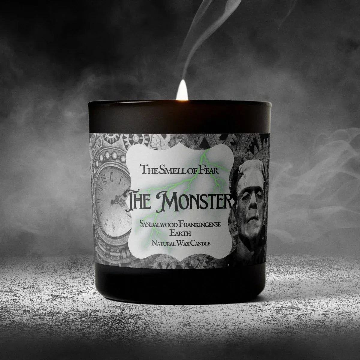 The Monster Candle – Frankincense, Sandalwood & Oak